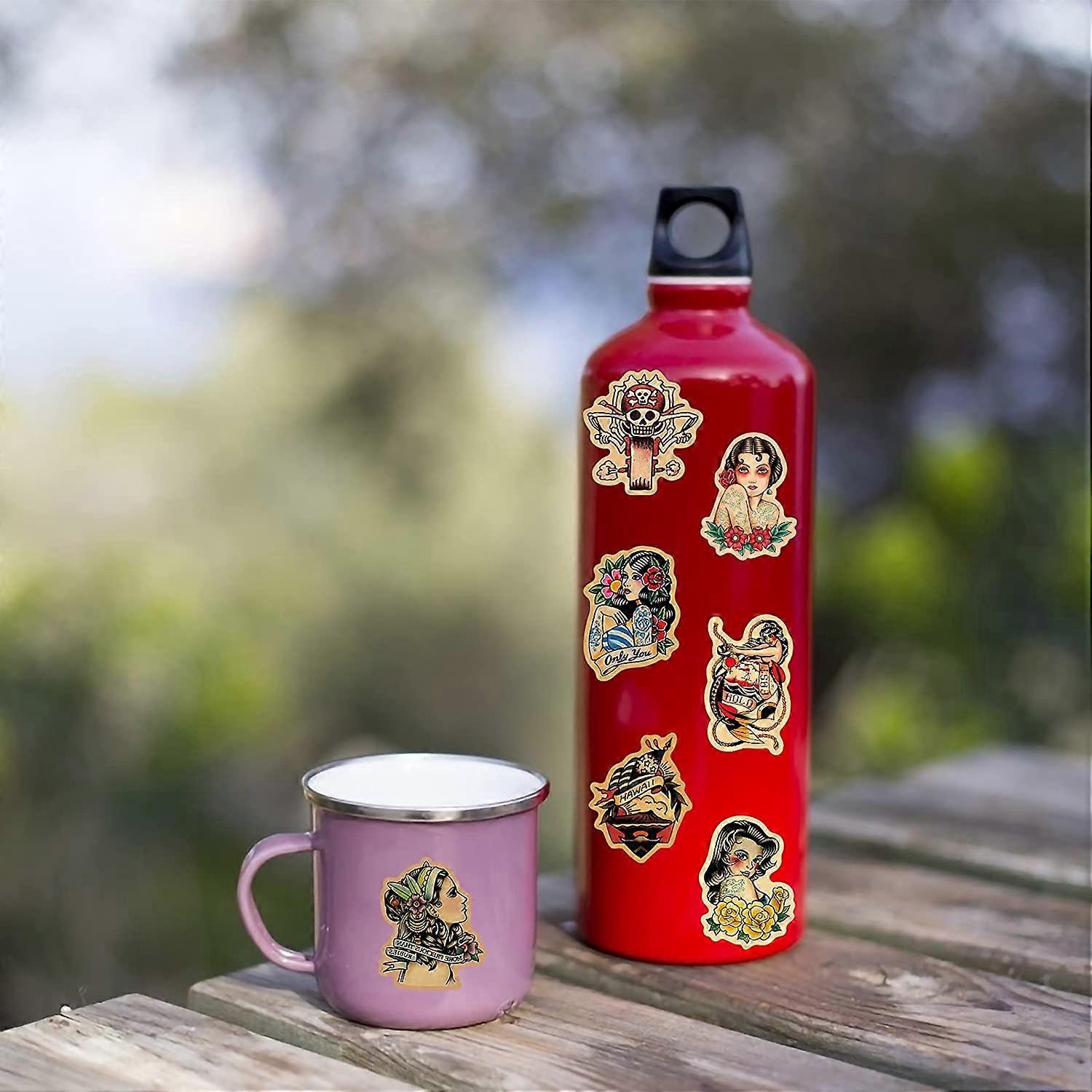 Vintage Stickers | 100 Pieces | Vintage Sticker Pack for Adults, Pin Up ...