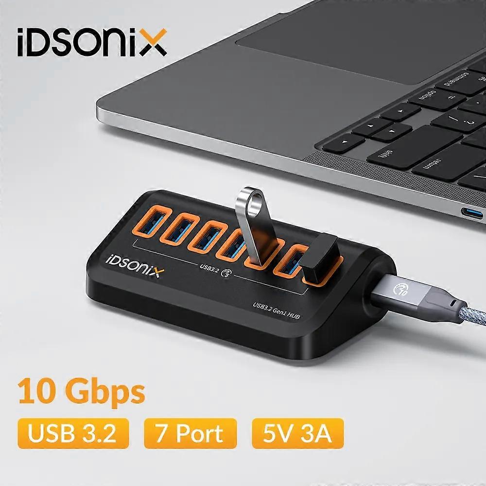 iDsonix USB Splitter USB 3.2 Hub 10Gbps Type C Adapter Multi Ports USB ...