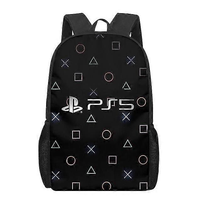 Playstation 5 Ps Pattern Children School Backpack For Girls Boys ...