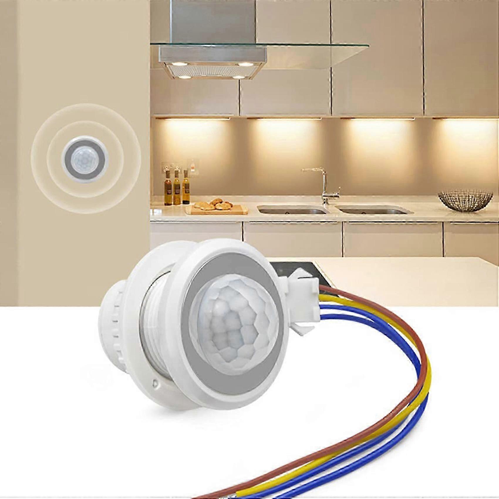 Mini Motion Sensor Light Switch 110-220V PIR Sensor Smart Detection ...