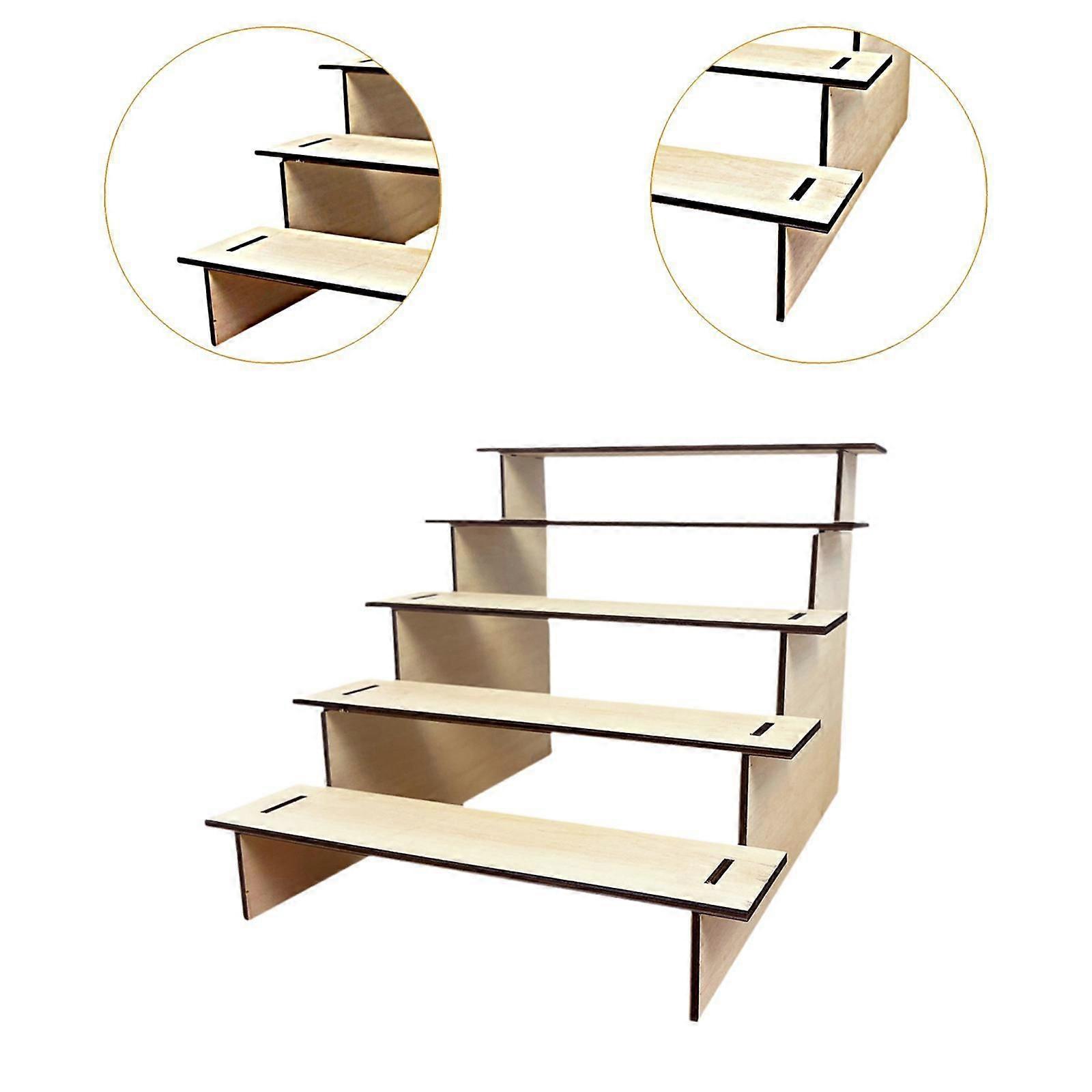 Wooden Retail Display Riser Desk Display Stand for Cosmetics Perfumes ...