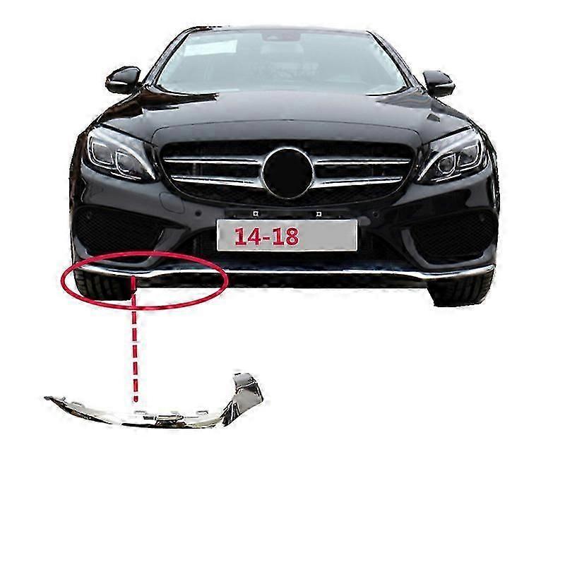 Fantastic Front Bumper Lower Trim Lip For Mercedes-Benz C-Class AMG ...