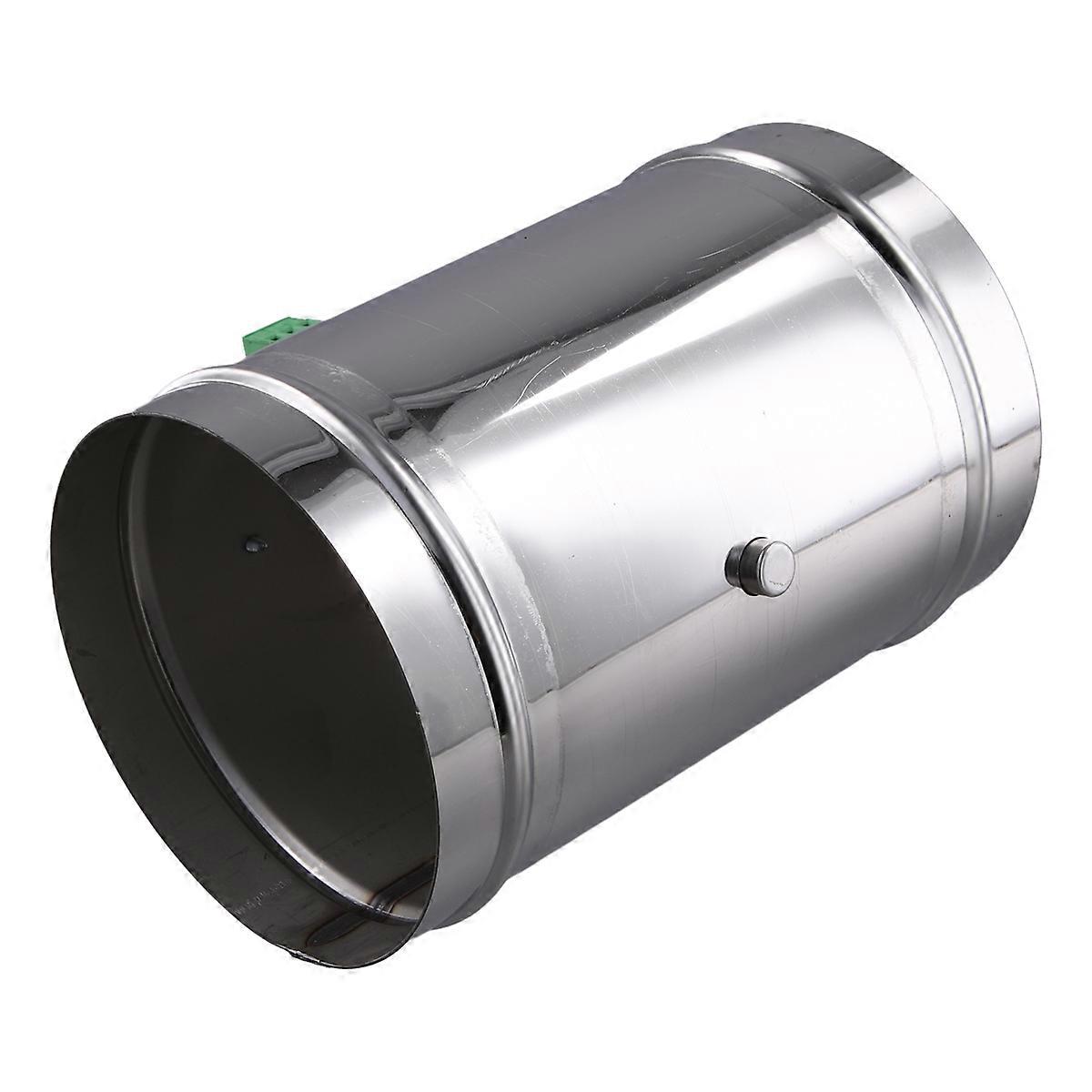 125mm Stainless Steel Electric Air Duct Damper Valve HVAC Air Ducting ...
