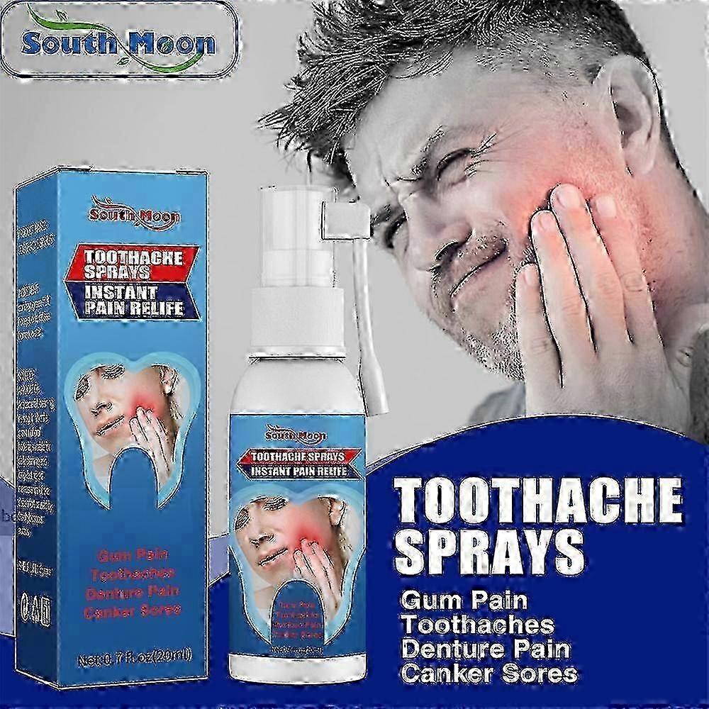 3pcs Toothache Spray Gum Swelling Toothache Toothache Water Licorice ...