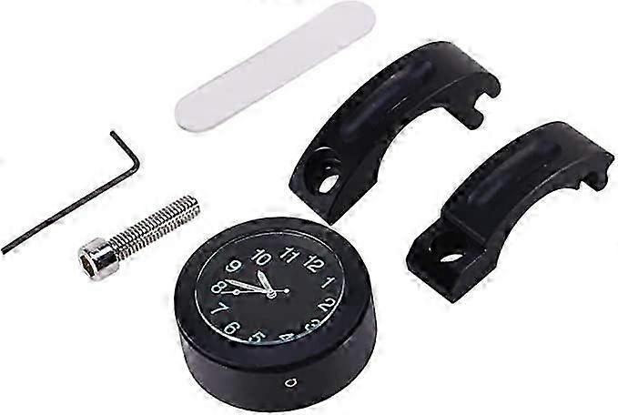 ZK-Waterproof Handlebar Clock Universal Motorcycle Bike Clock 7/8"-1 ...