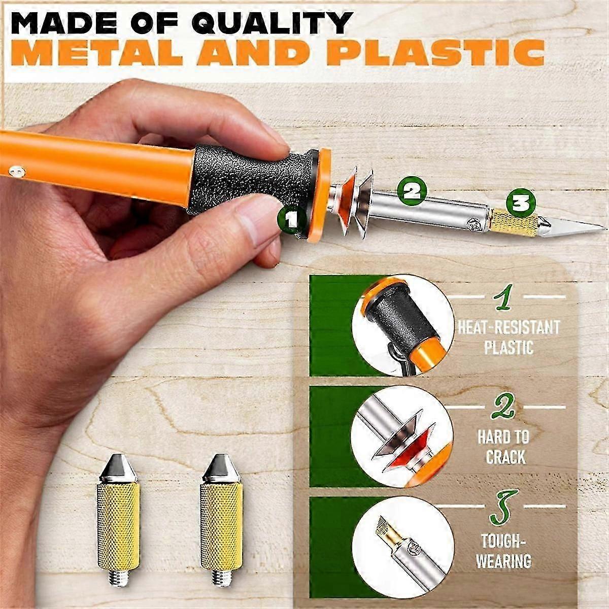 Hot Knife Plastic Cutter Tool Electric WoodBurning Kit for Plastic Wood ...