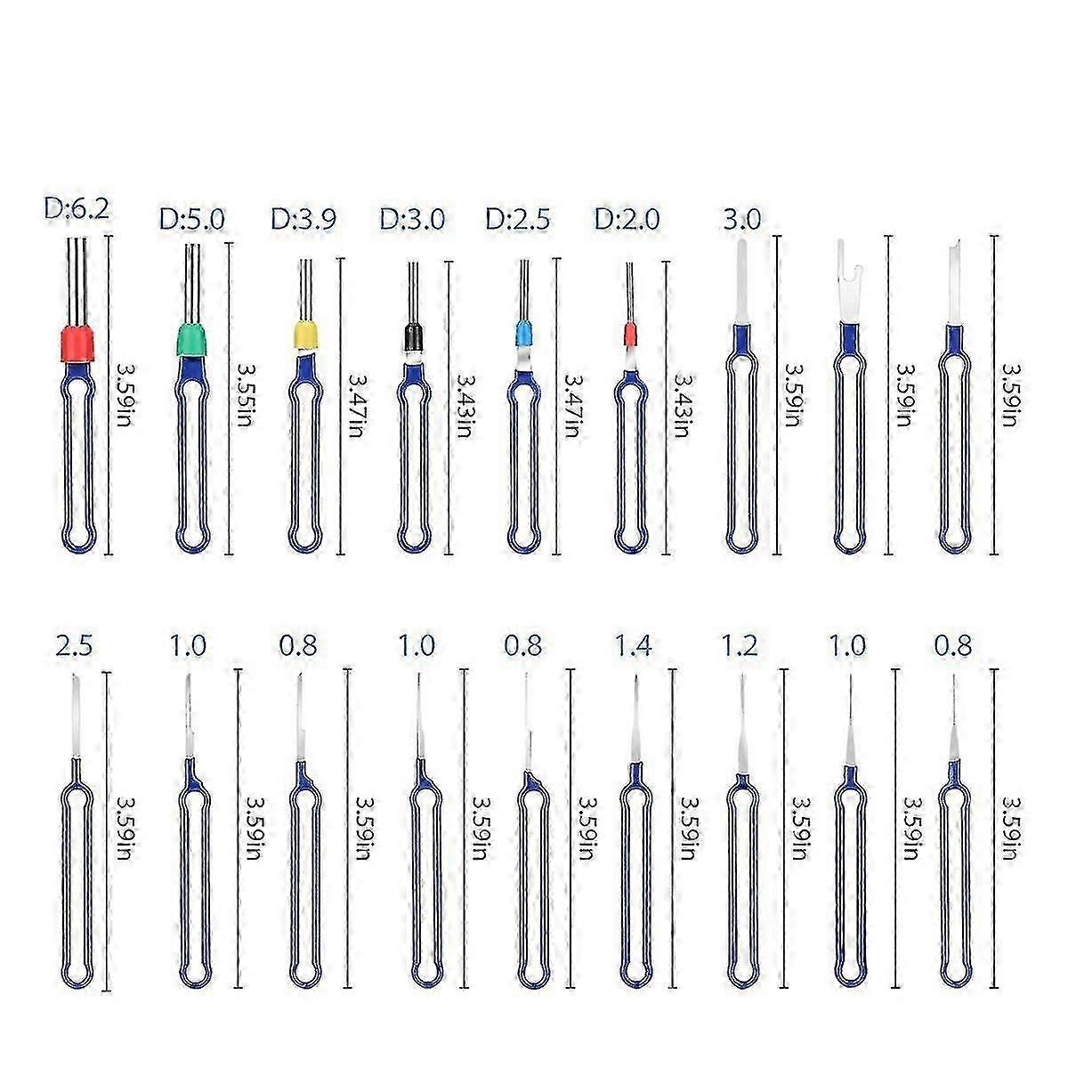 36-Piece Terminal Removal Tool Kit Pin Extractor & Ejector for ...