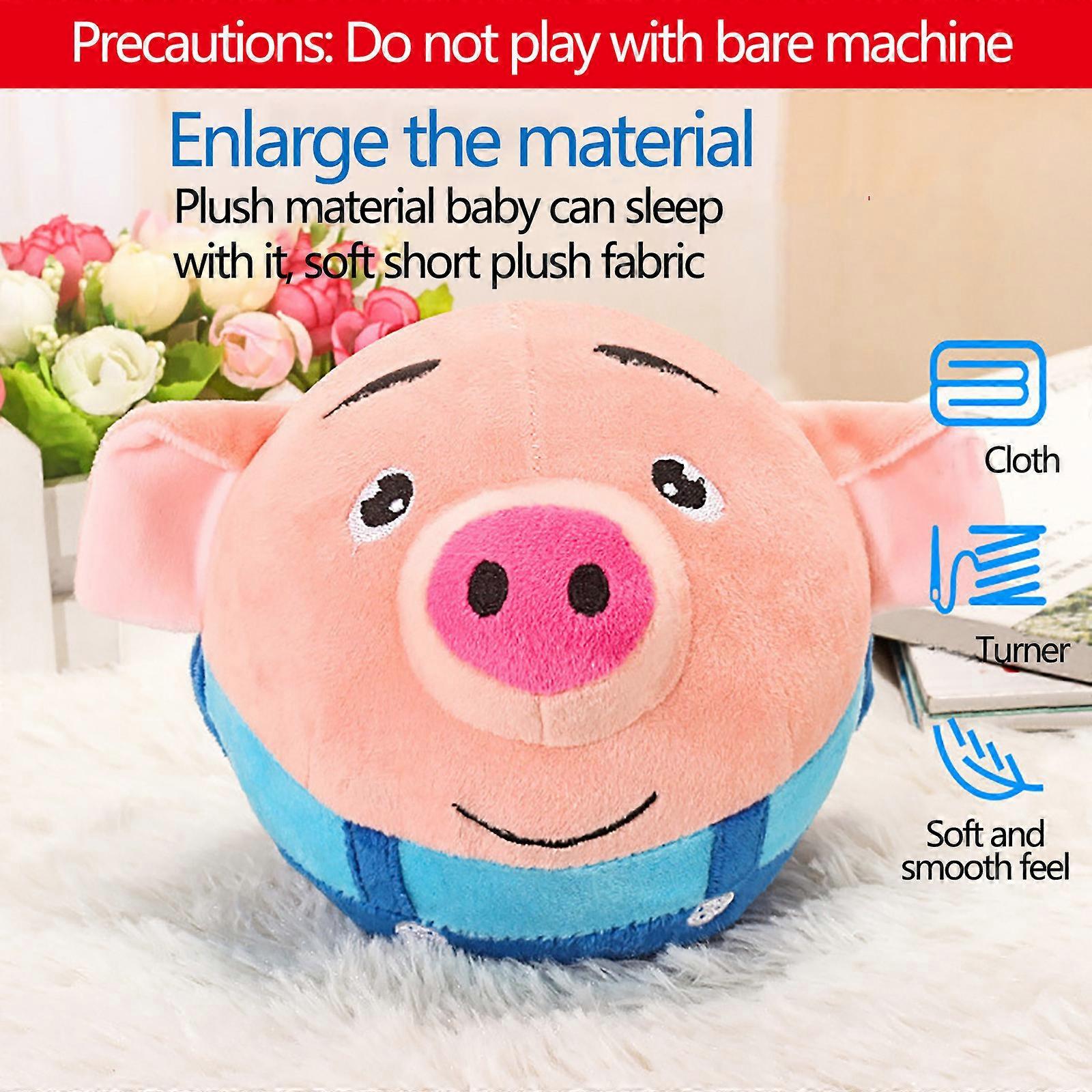 Jumping Pig Charging Edition Jumping Ball Toy Recording Singing Cute ...