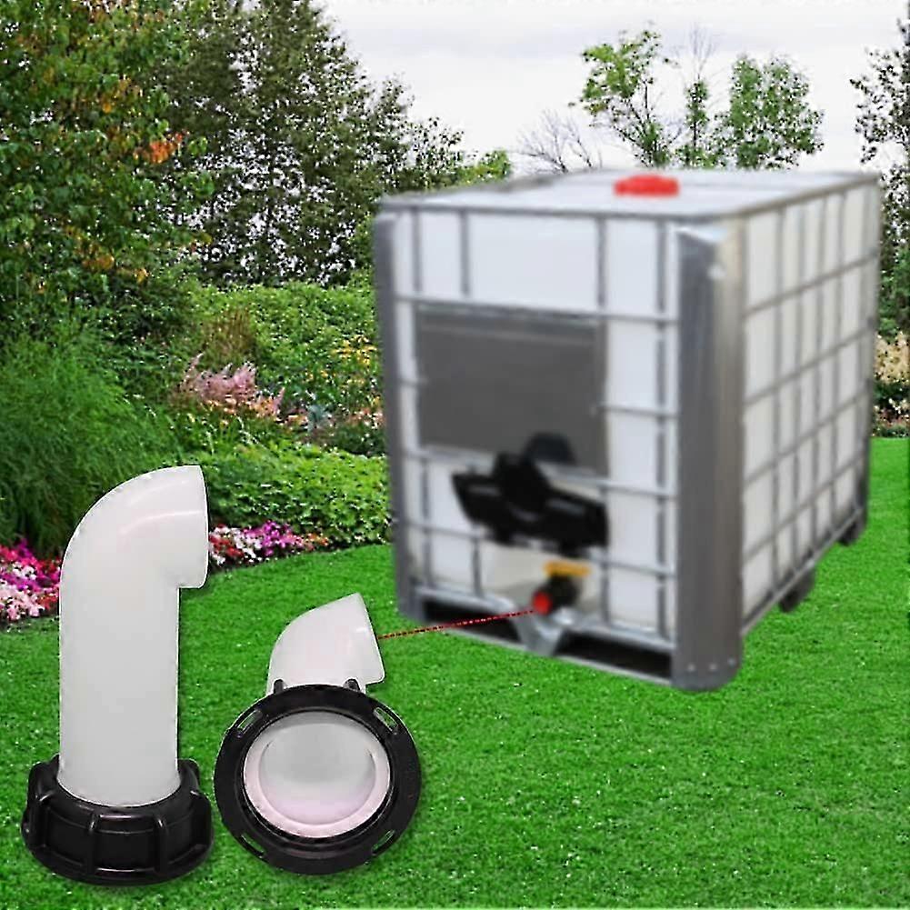 Drain Spout with Nut, Water Tank Nozzle 1000L IBC Valve Tank Extension ...