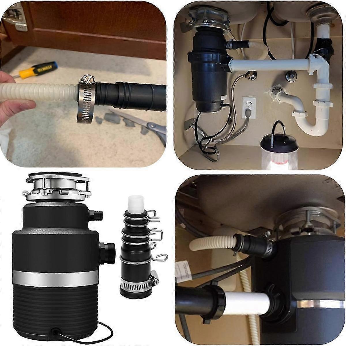 Garbage Disposal Dishwasher Connector Kit,Dishwasher Drain Hose Adapter ...