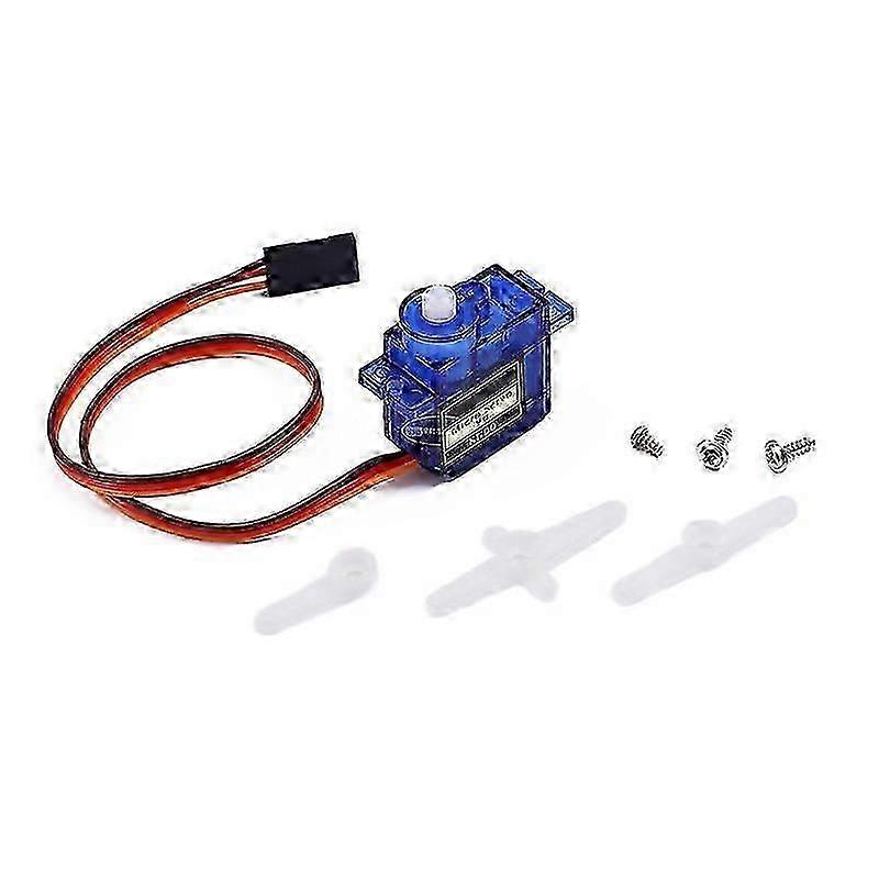10 Pcs SG90 9G Micro Servo Metal Gear Motor Kit for RC Robot Arm Hand ...