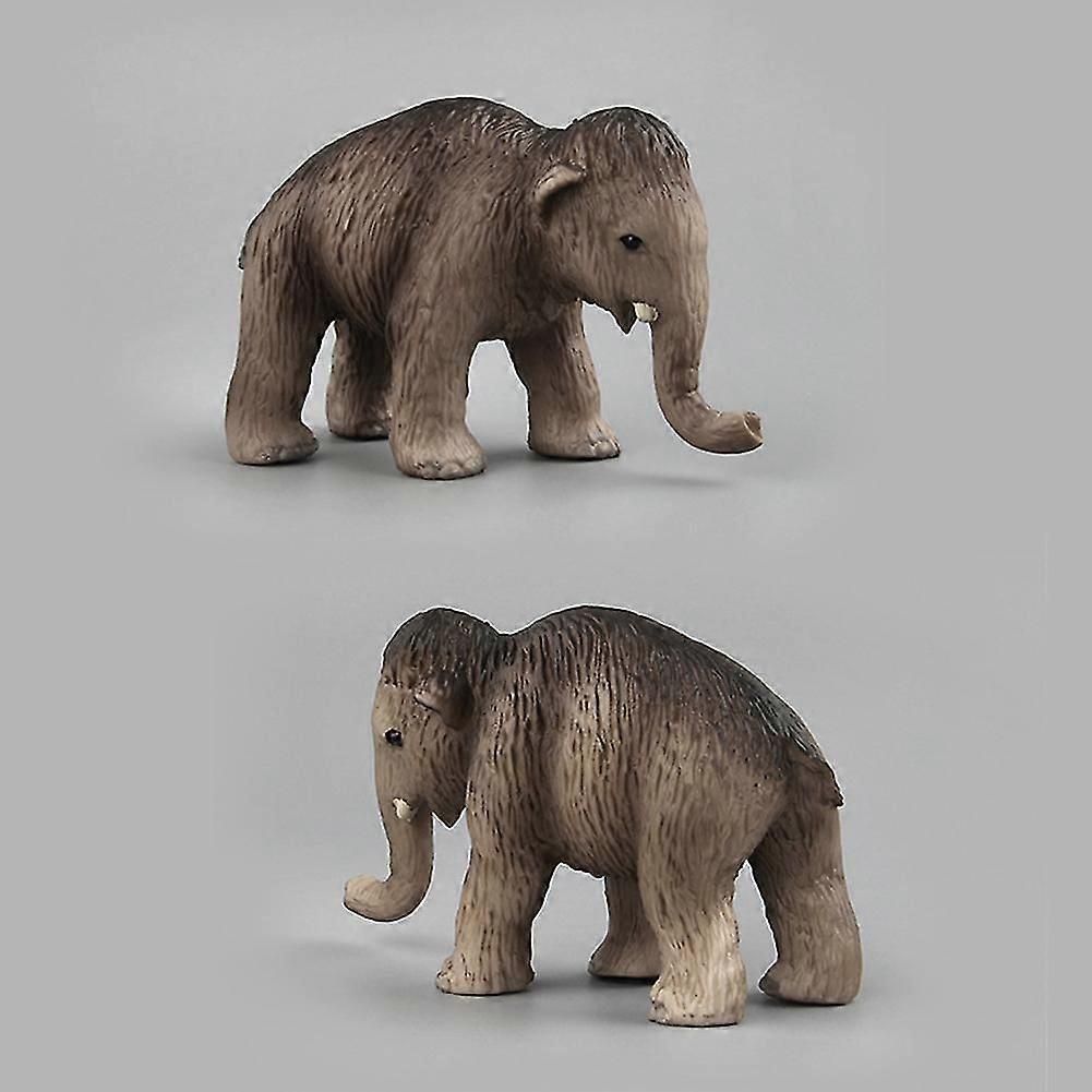 Simulation Family Mammoth Elephant Animal Pvc Model Figurine Education ...
