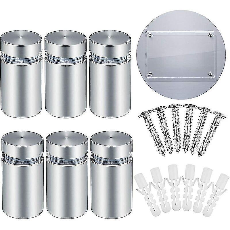 25pcs Stainless Steel Advertising Screw Holder Standoff Advertising ...