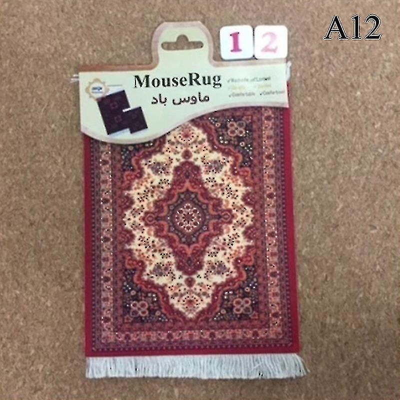 Rectangular Persian Mini Rug Woven Rug Mouse Pad Carpet Tassel Mat ...