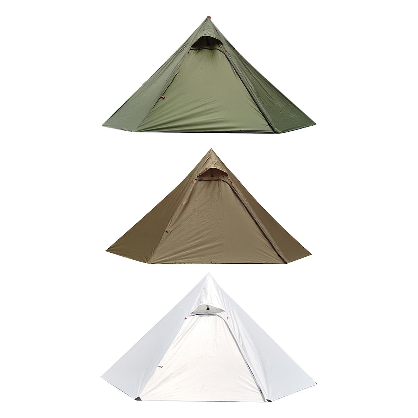 Pyramid Tent Waterproof 2-3 Person 4 Season for Backpacking Survival ...