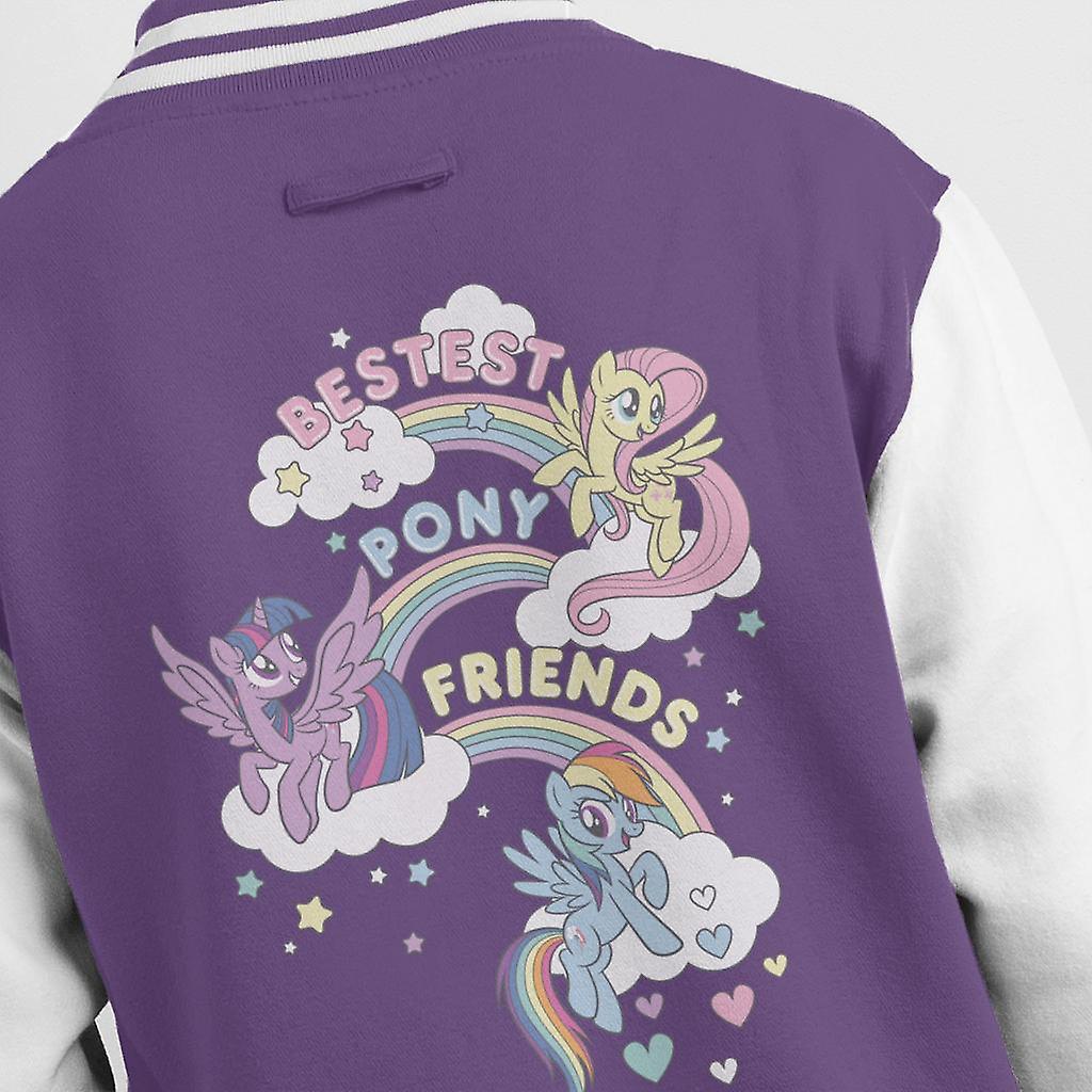 My Little Pony Bestest Pony Friends Kid's Varsity Jacket | Fruugo US