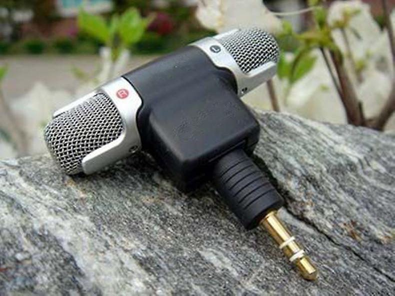 3.5MM Stereo Electret Condenser Microphone for ECM-DS70P Clear Voice ...