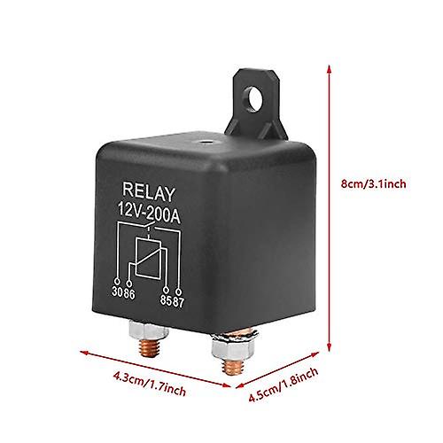 Heavy Duty Car Relay Car Starter Relay On/Off Switch For WM686 12V 4 ...