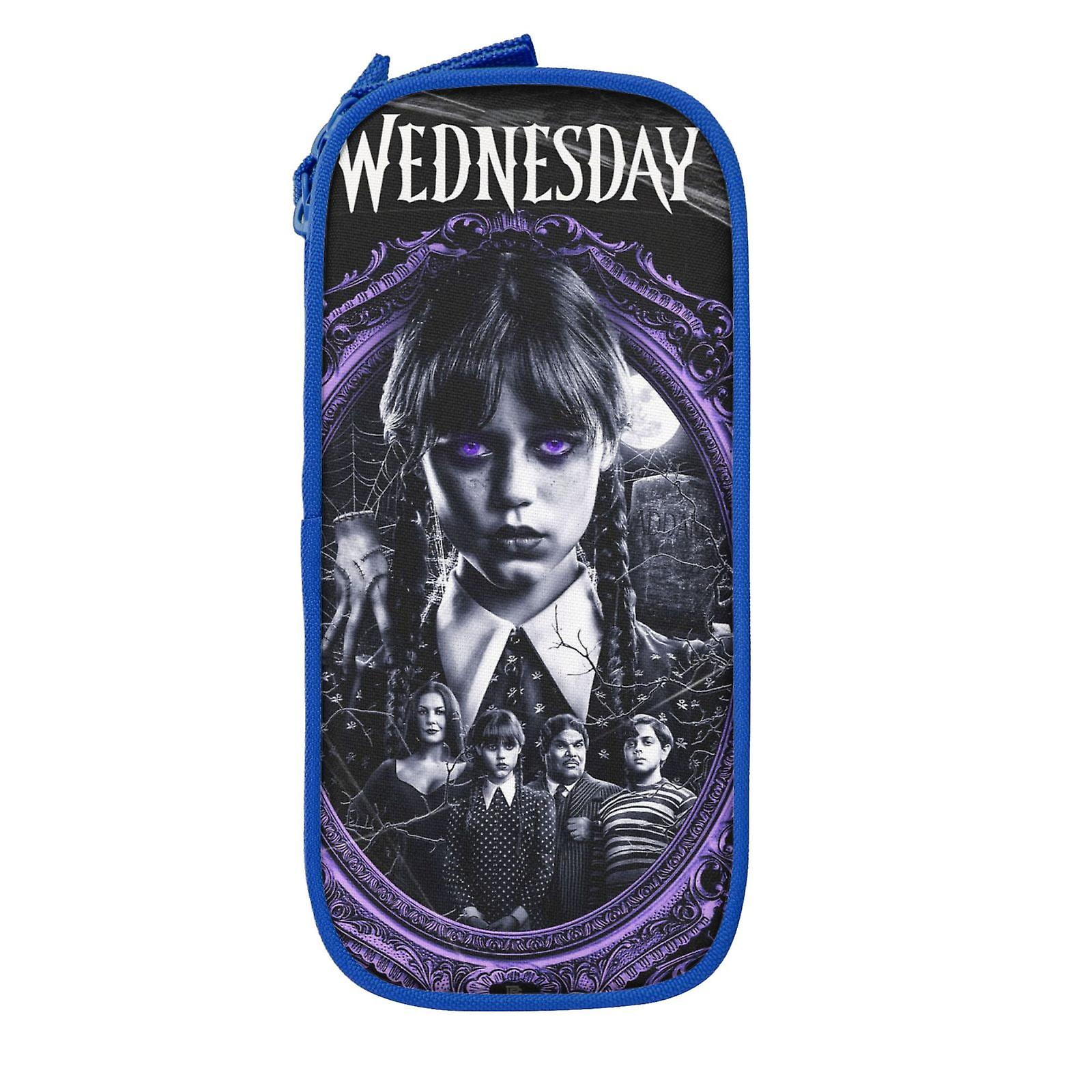 Wednesday Big Capacity Pencil Case, Large Storage Pencil Pouch Pen Case ...