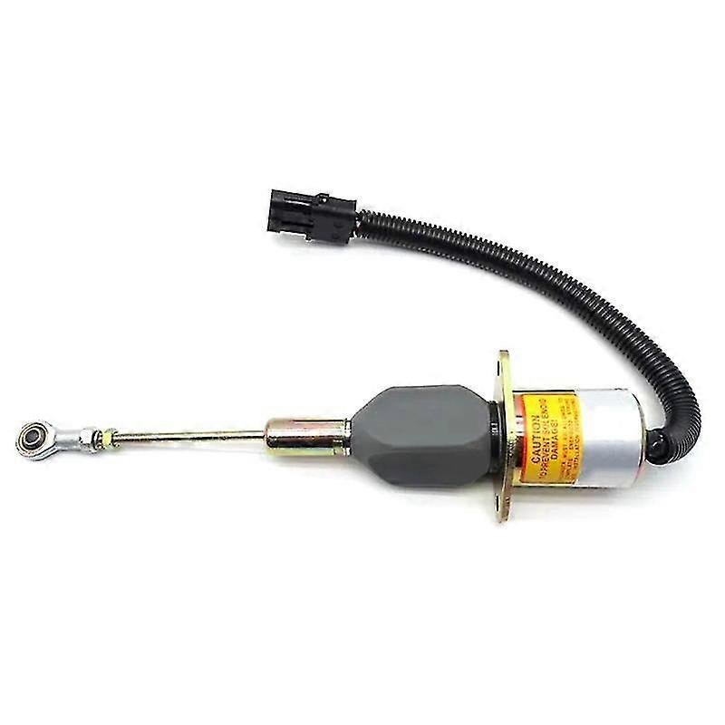 12V Flameout Magnet Fuel Stop Solenoid Valve for Marine Engine 8.1L ...