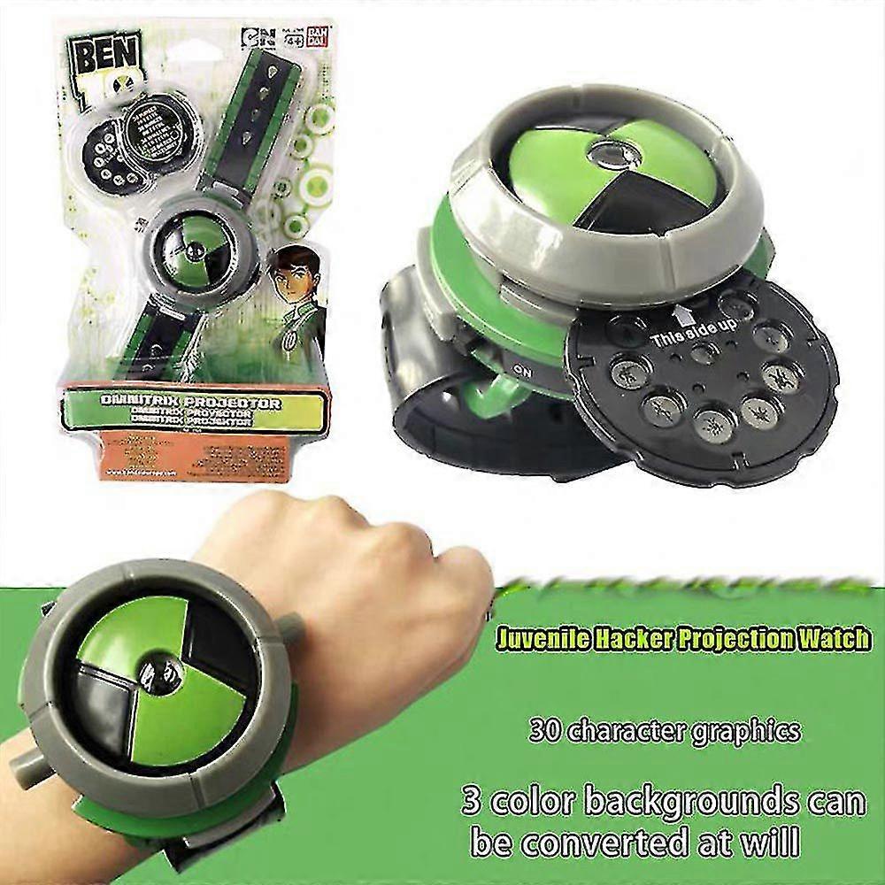 Ben 10 Omnitrix Projector Watch 16 Character Images Wristwatch Kid Toy ...