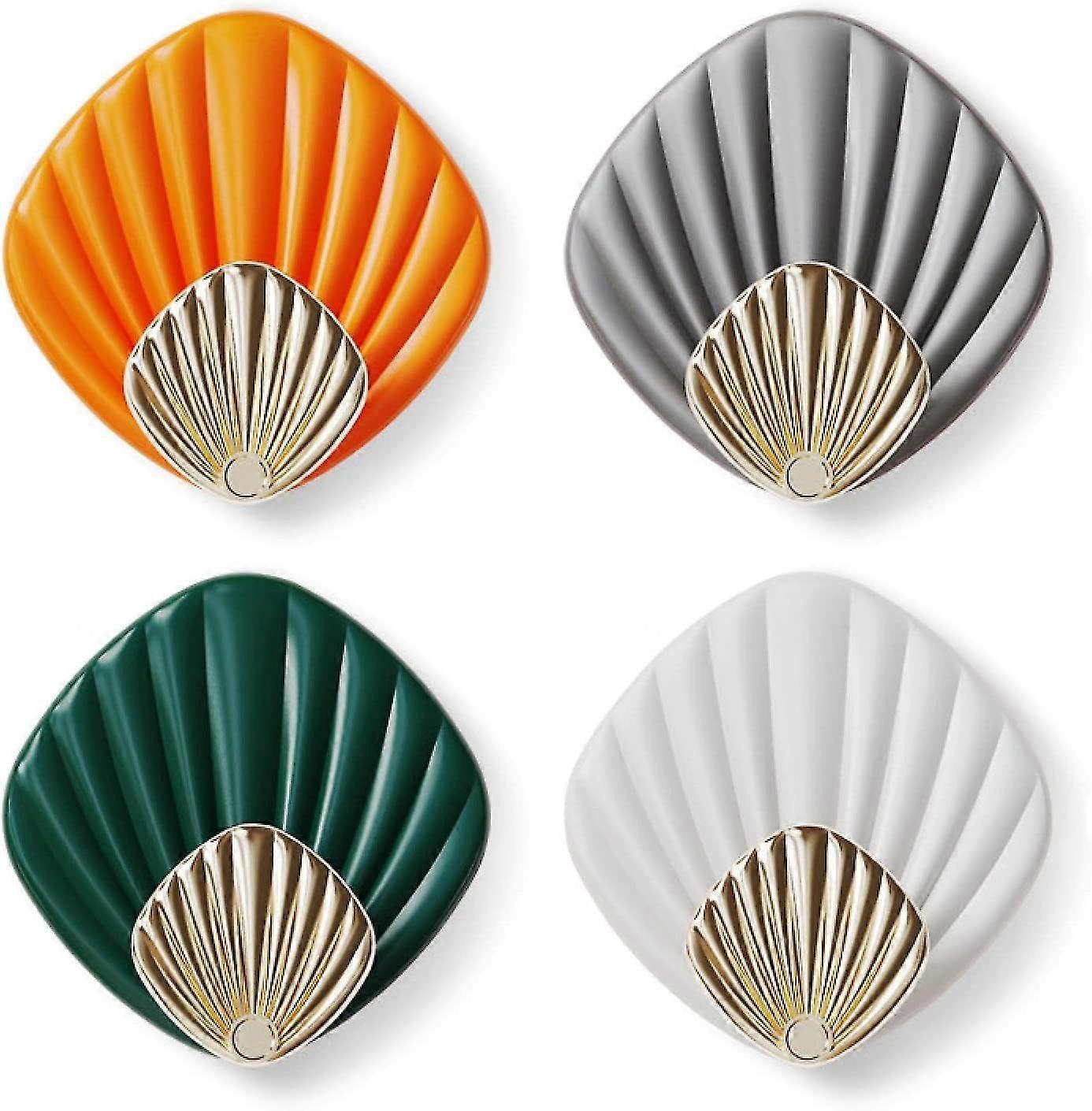 4pcs Decorative Hanging Hooks Seashell Wall Hooks Coat Hooks | Fruugo UK