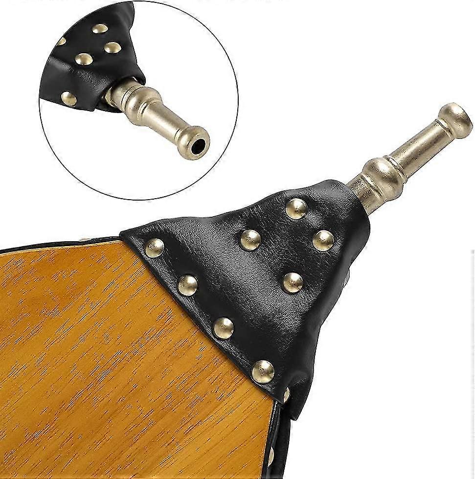 Wooden Fireplace Bellows 42cm Fire Bellows Quick Fire Starter Air ...