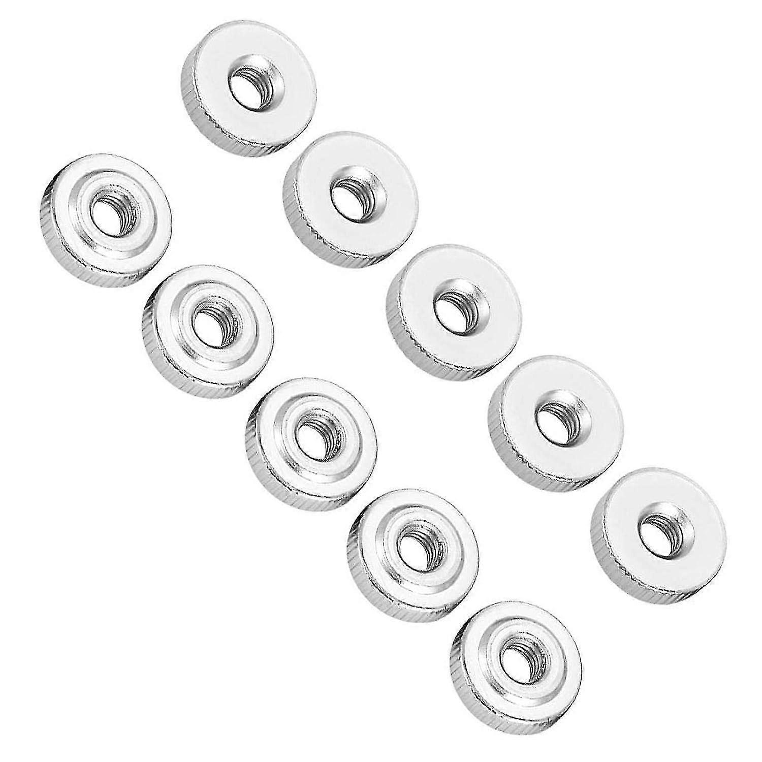 10pcs Knurled Nut, Round Knurled Nuts, Gb807 M8 Carbon Steel Handle Nut ...