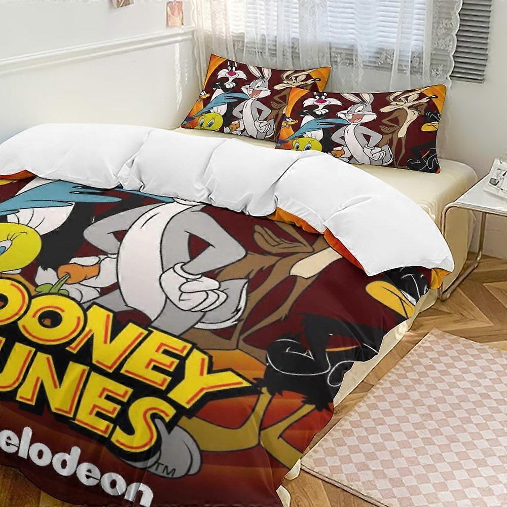 v1949 Bed Sheets Bedding Looney Tunes Cartoons 3-Piece Bedding Set Soft ...