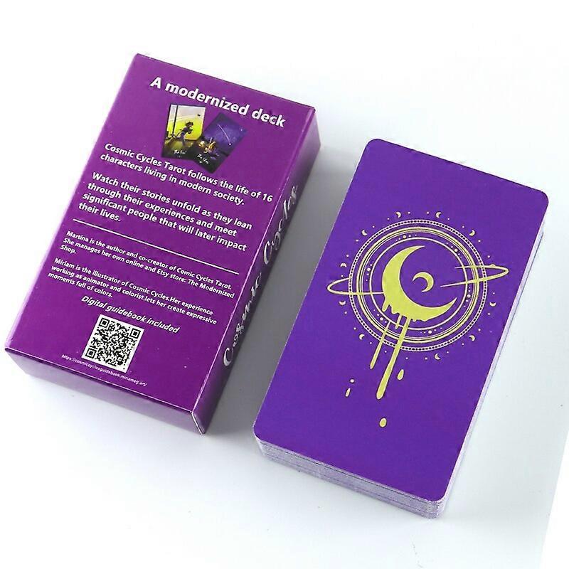Cosmic Cycles Tarot 78 Cards Deck With PDF Guidebook High Quality ...