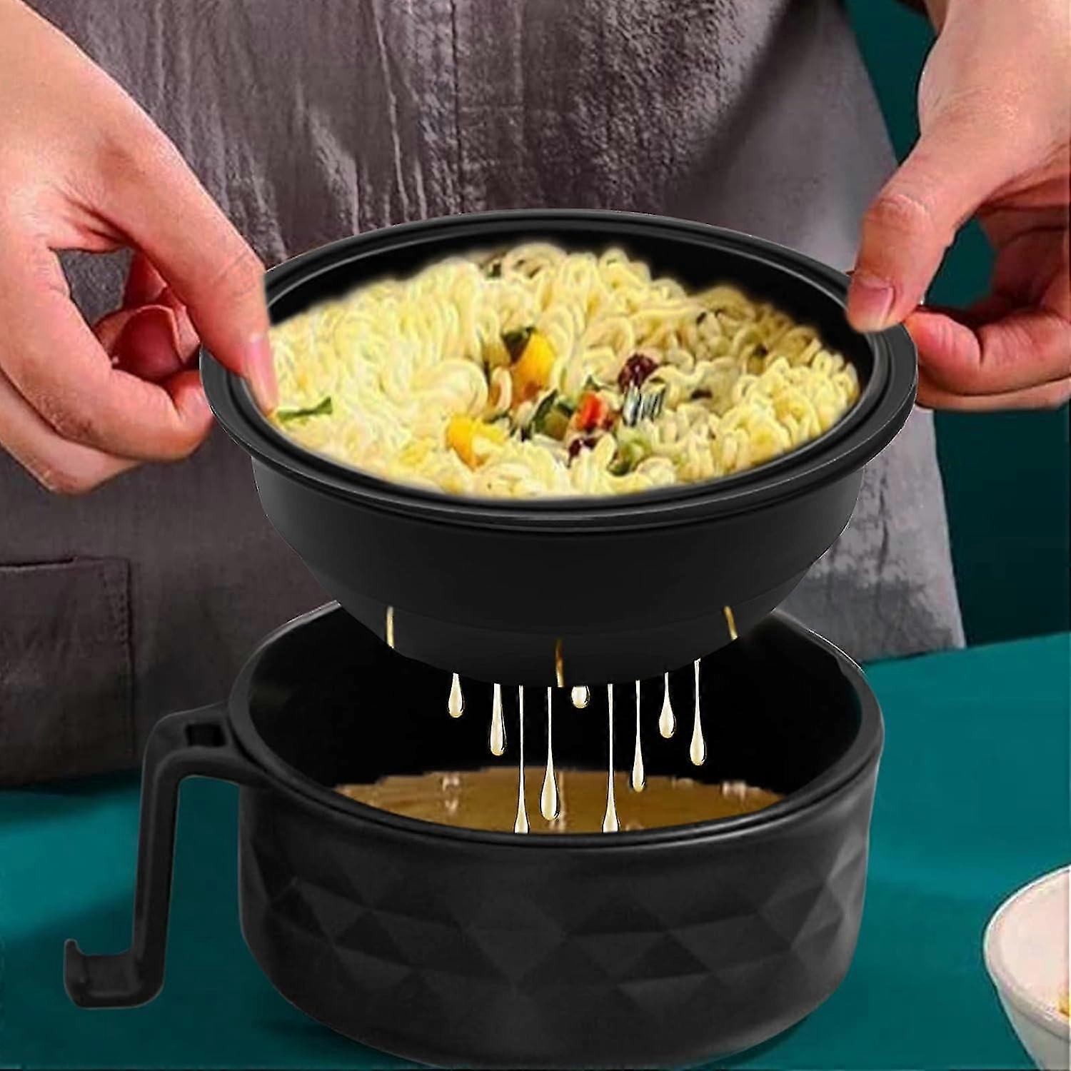 Ramen Bowl Set, Microwave Ramen Cooker Instant Noodles Bowl With ...