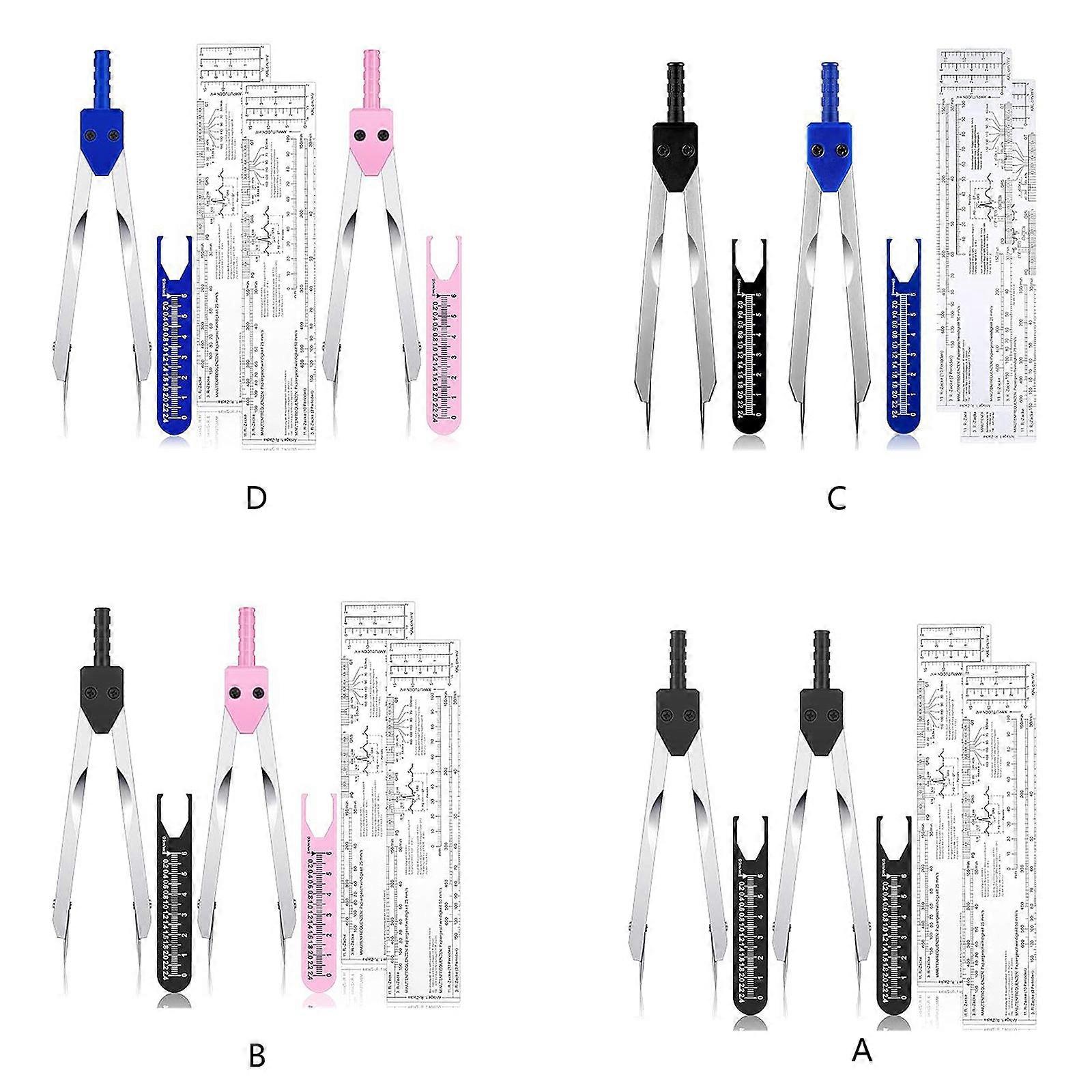 ECG Calipers and ECG Ruler Combination Set ECG Calipers Drafting ...