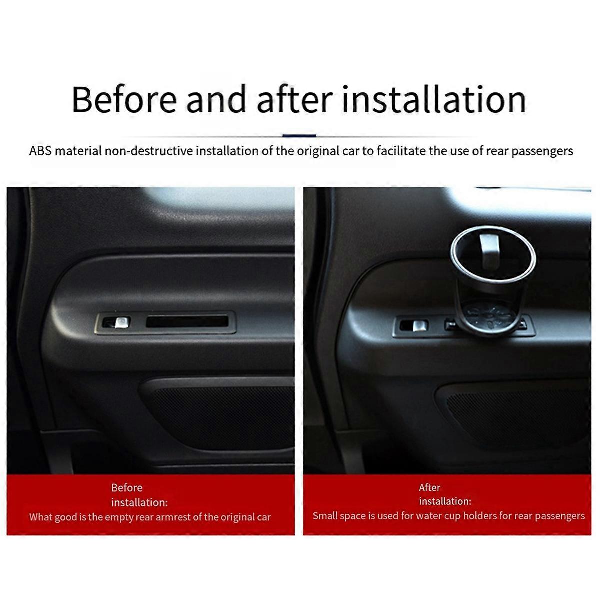 Automobile Rear 3rd Row Seat Side Water Drink Holder Frame for Mercedes ...