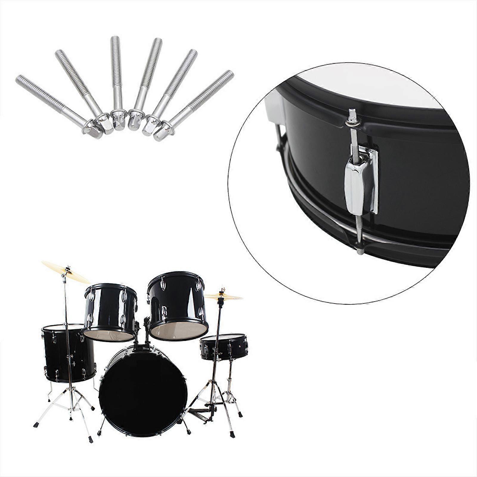 10Pcs Bass Drum Tension Rods Drum Percussion Drum Lug Locks Drums Lugs ...