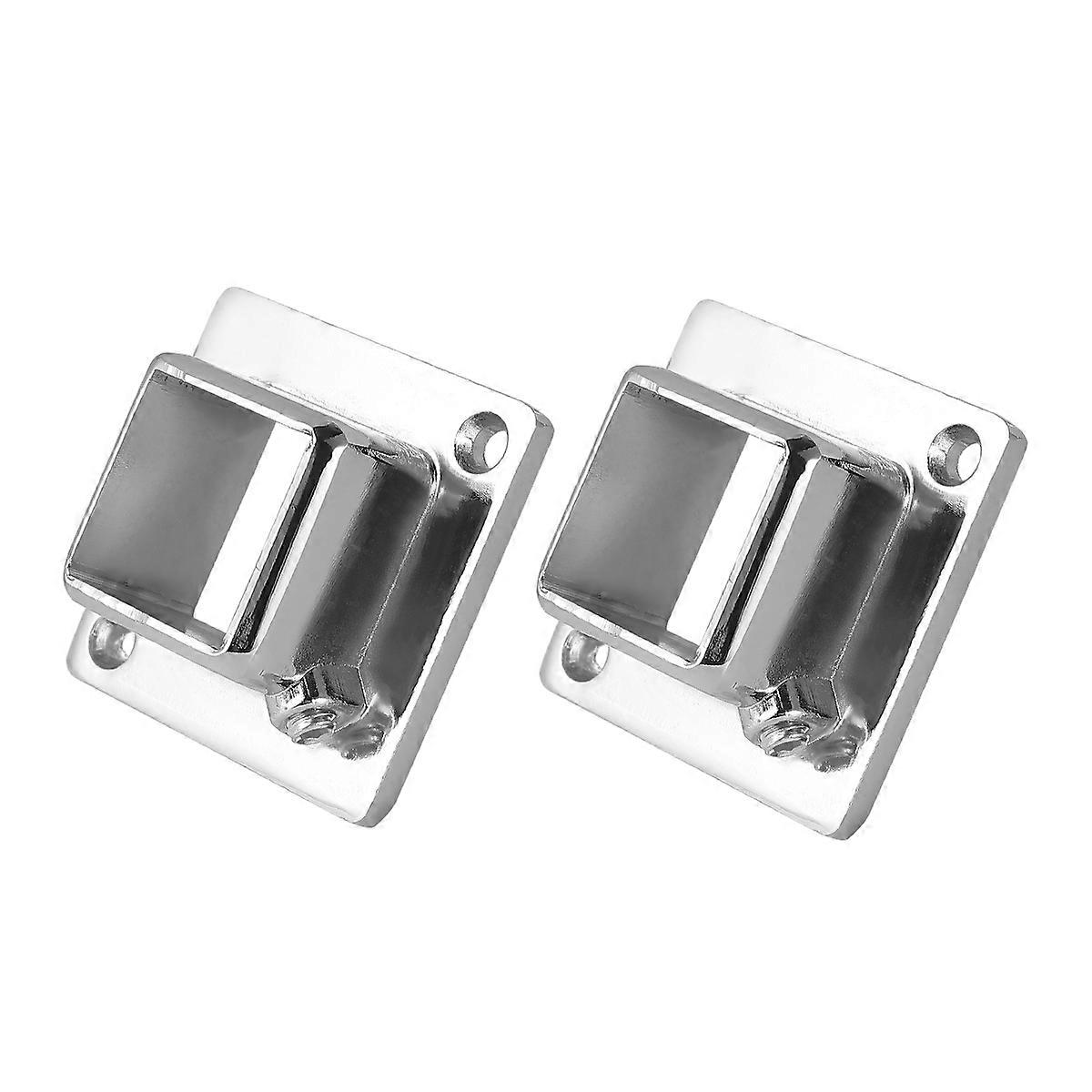 Clothing Rod Bracket Square Tube Home Improvement 5.2 x 5.2 x 2.4 Cm ...