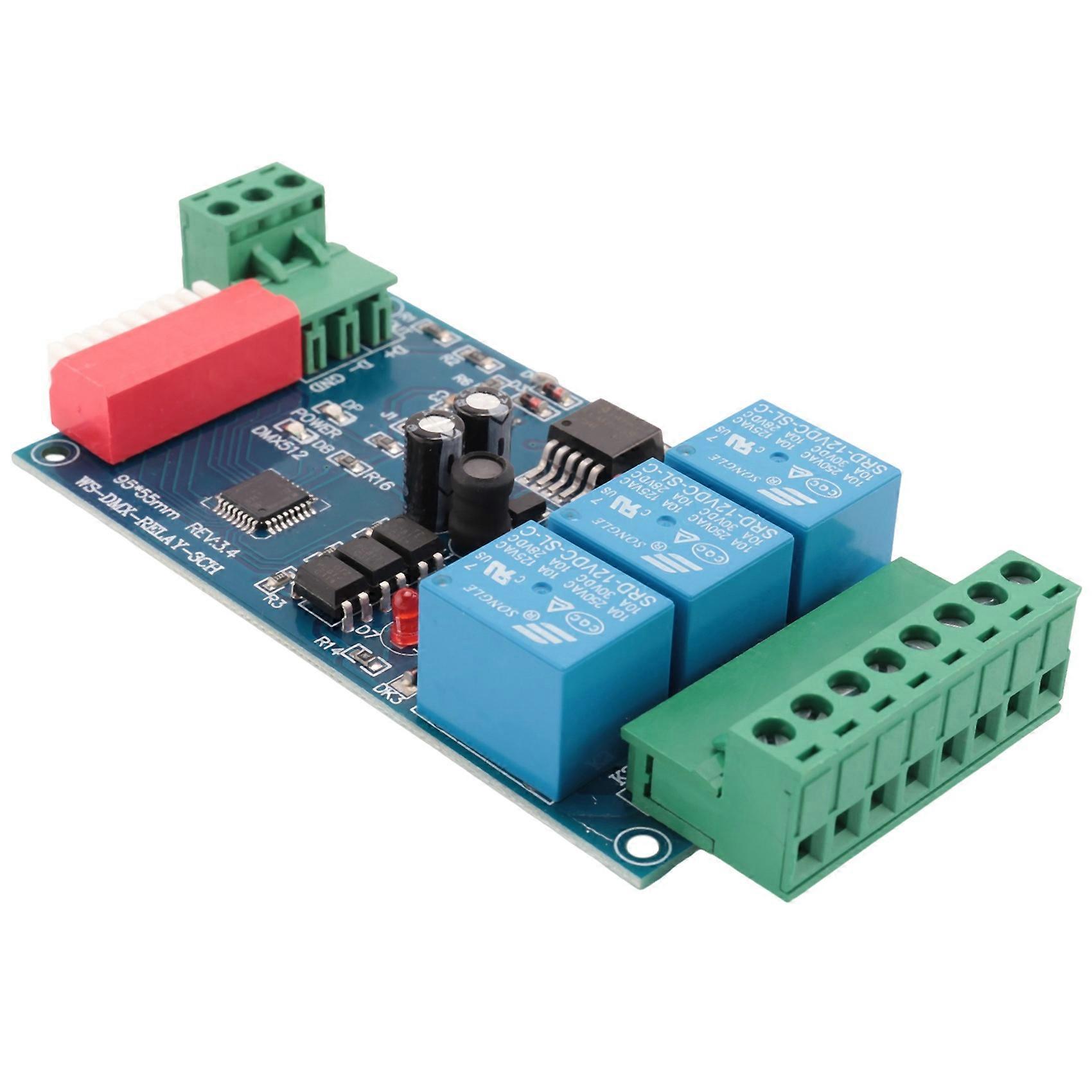 3CH DMX 512 RELAY OUTPUT , LED Dmx512 Controller Board, LED DMX512 ...