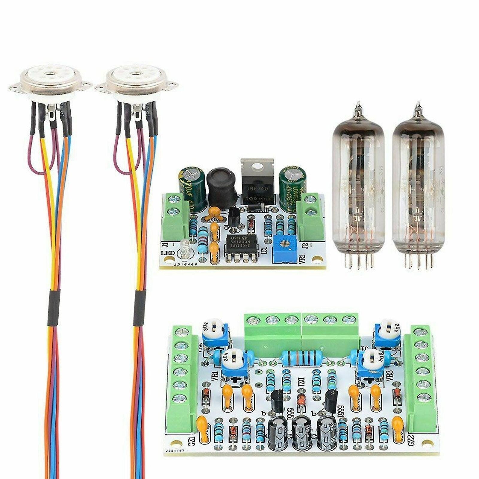 Dc 12v home amplifier dual indicator 6e2 tube driver kit for audio ...
