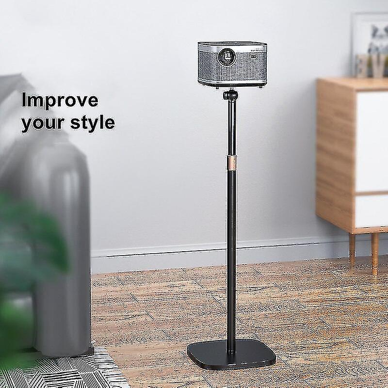 Floor Projector Stand Metal Holder Multi-angle Adjustable 360 Rotating Projector Bracket For ...