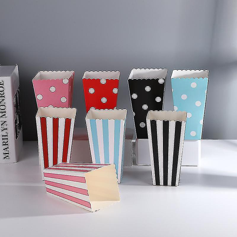 Blue Dot Disposable Popcorn Containers.disposable Popcorn Boxes Chicken ...