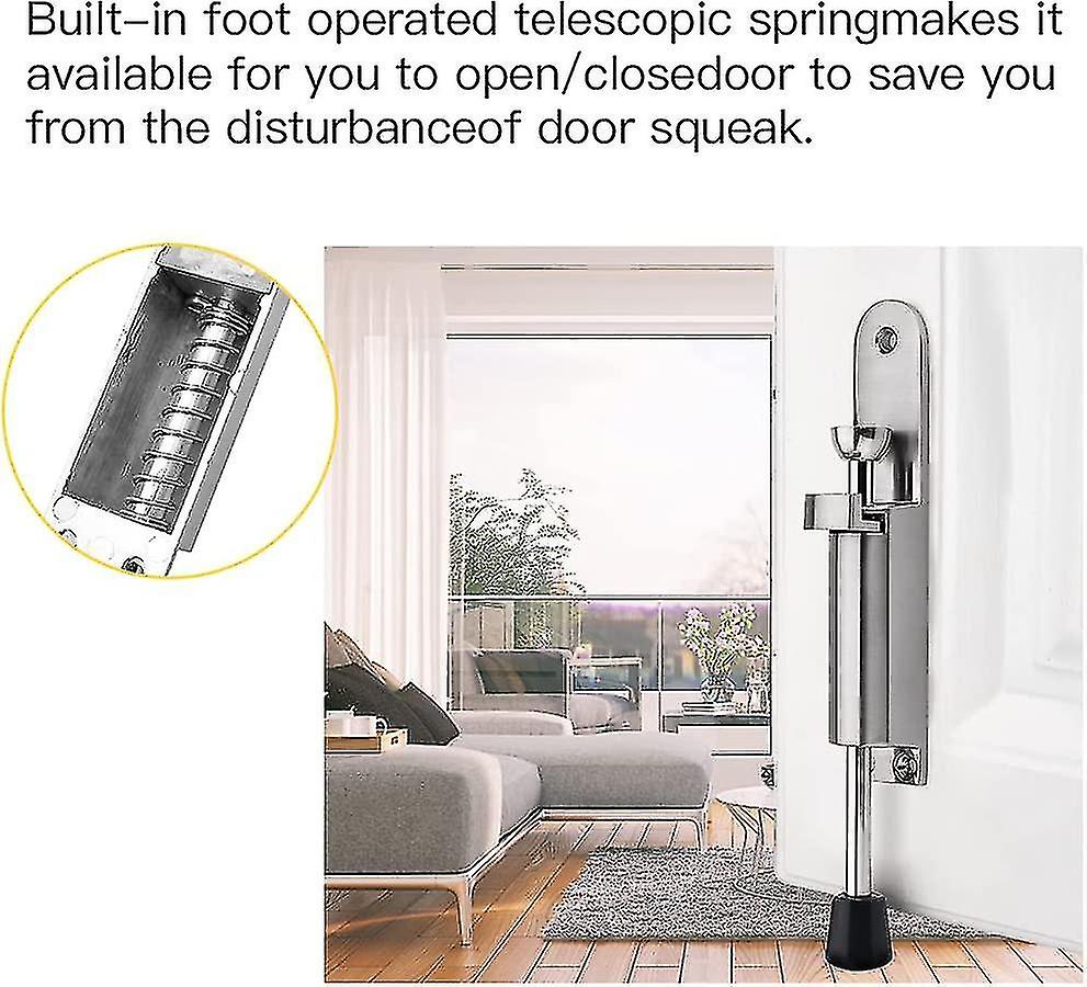 Door Catch Metal Door Catch Floor Door Stop Door Holder Spring Loaded ...