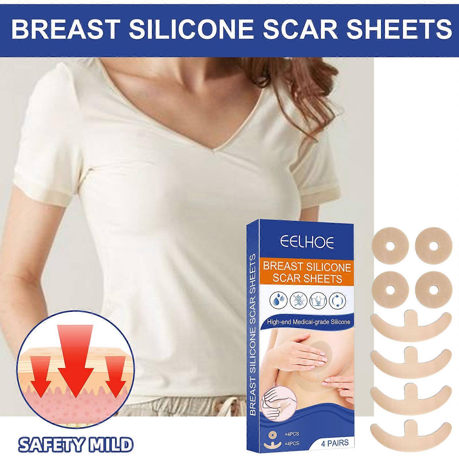 Silicone Scar Sheets Silicone Scar Sheets For Breast 4 Pairs Breast ...