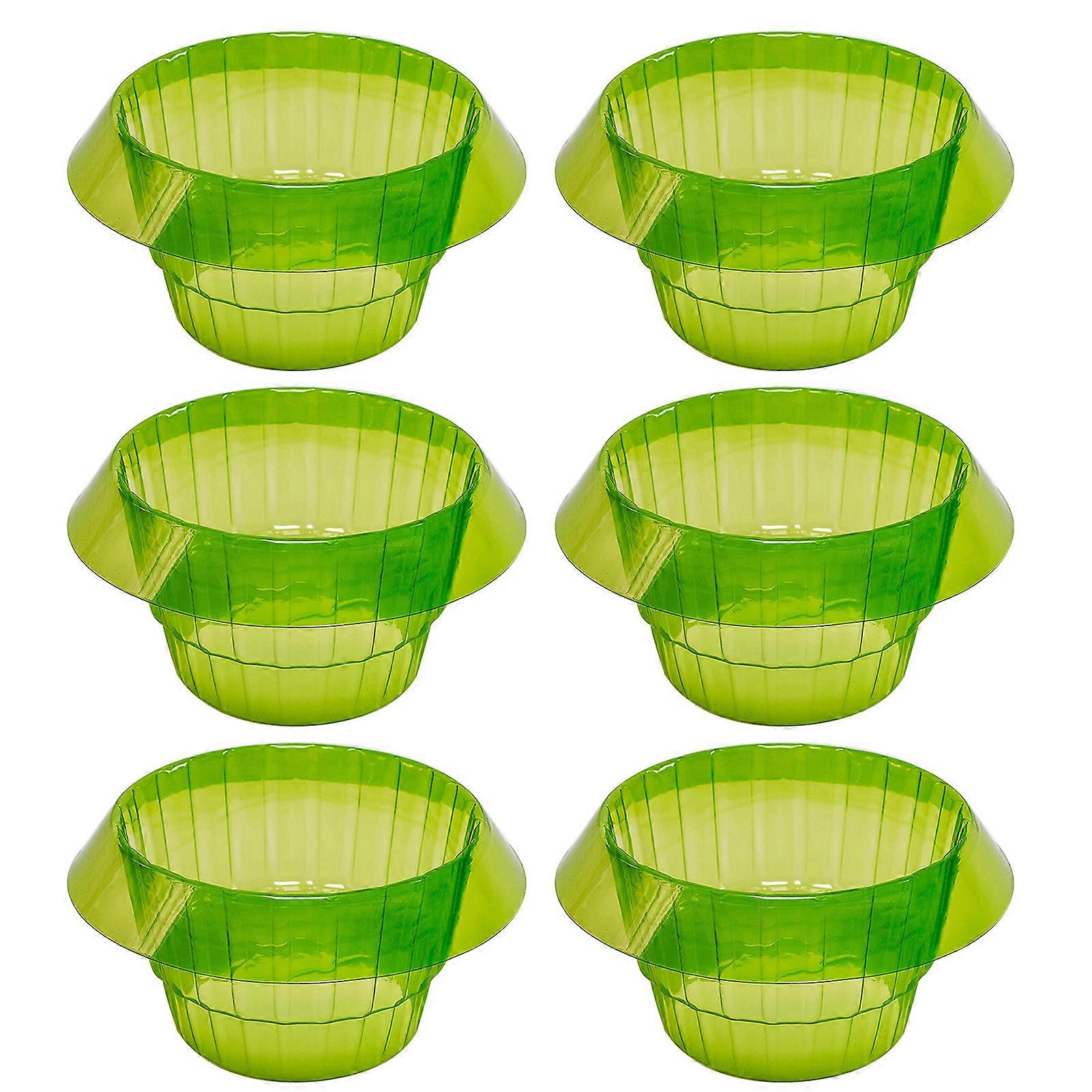 6pcs slug protection vegetable plant cover snail collar garden guard ...