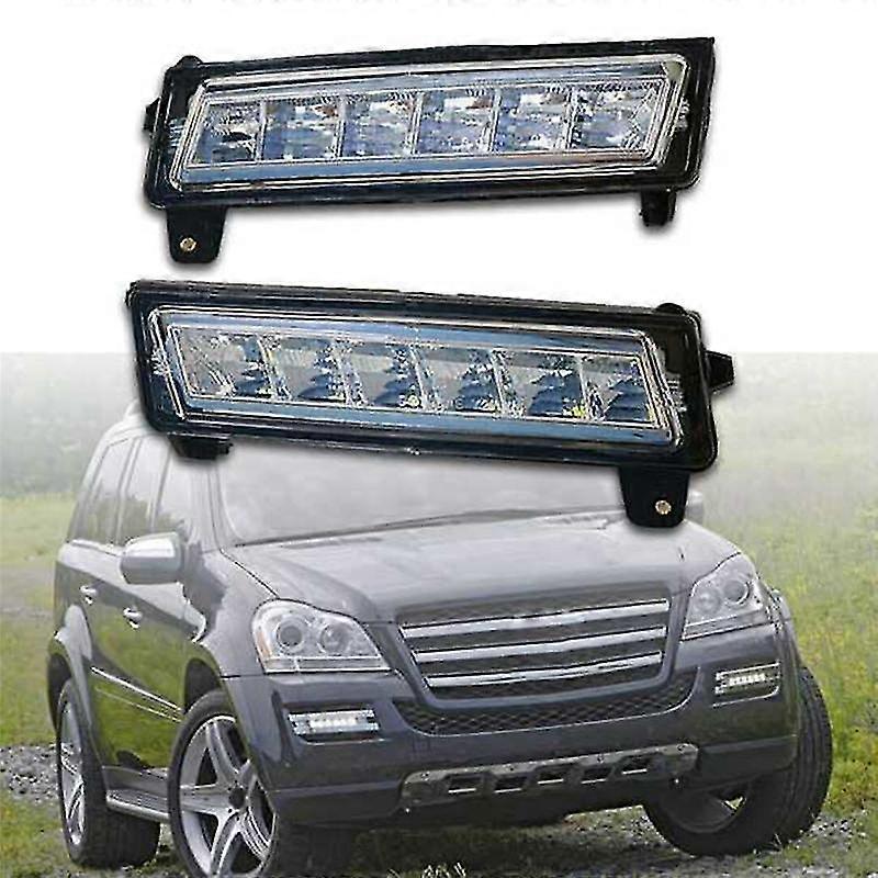 For ML W164/X164/X204 LED DRL Fog Light - High-Intensity Daytime ...