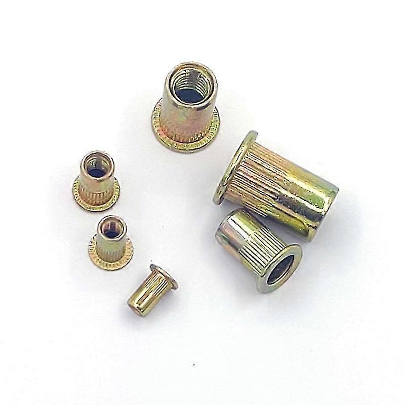 Rivet Nuts Carbon Steel Threaded Inserts Blind Nut Stainless Steel Flat ...