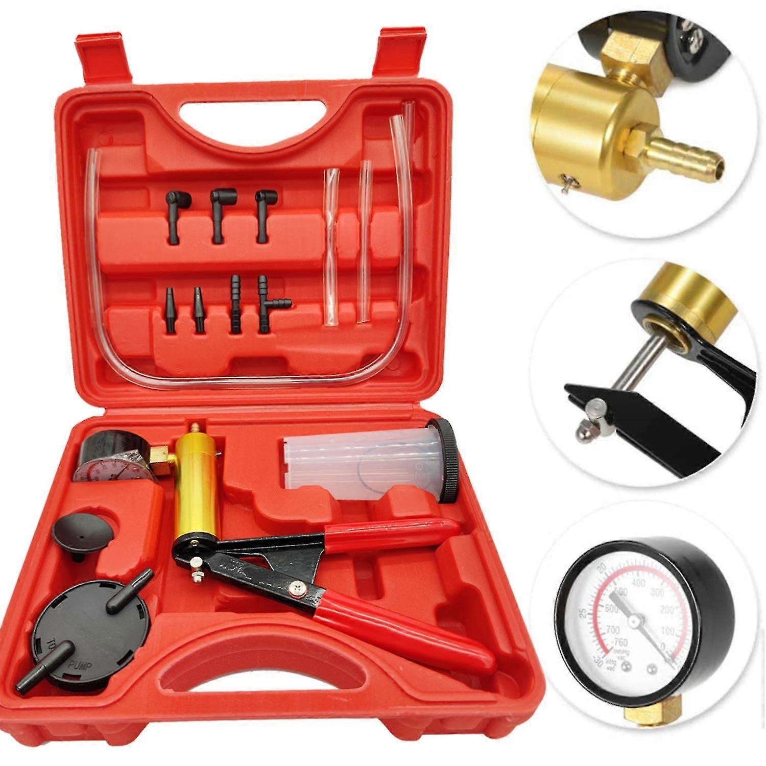 Brake Fluid Discharge Tool Handheld Vacuum Pistol Pump Test Kit ...