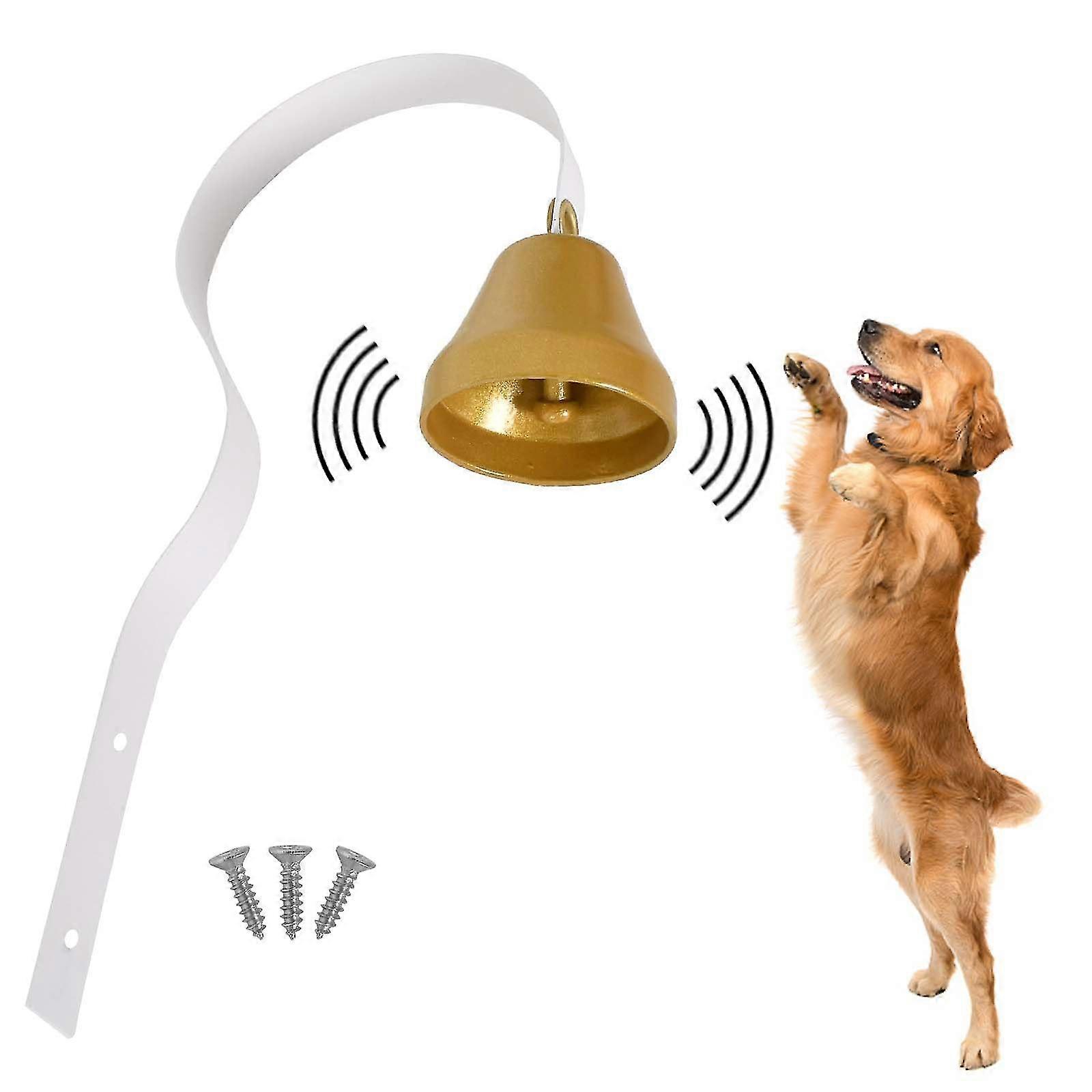 Brass Tinkle Dog Doorbell, Wall Mounted Bell, Shopkeepers Dog Doggy ...