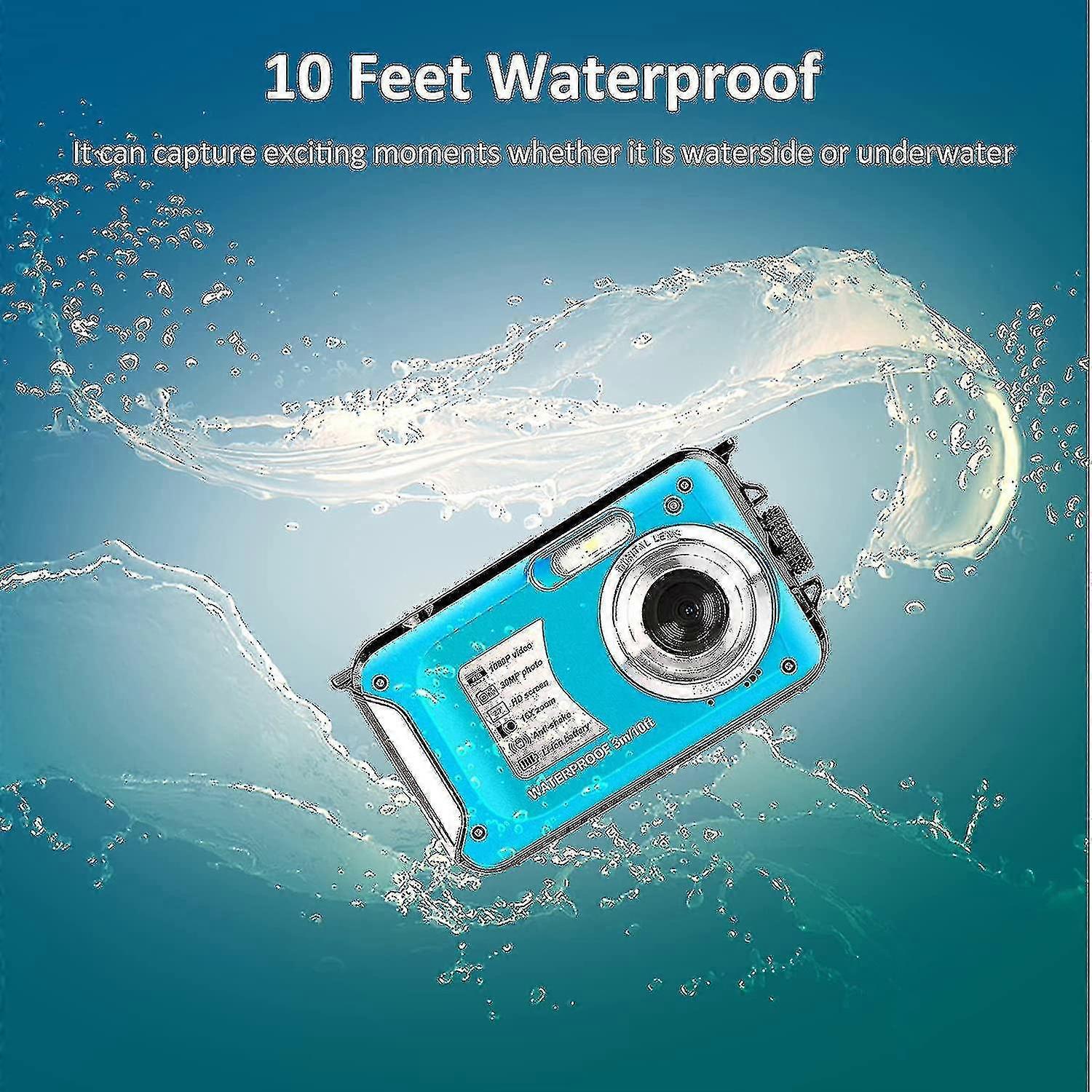 Waterproof Camera Underwater Camera Full Hd 1080p 30 Mp Video Recorder ...
