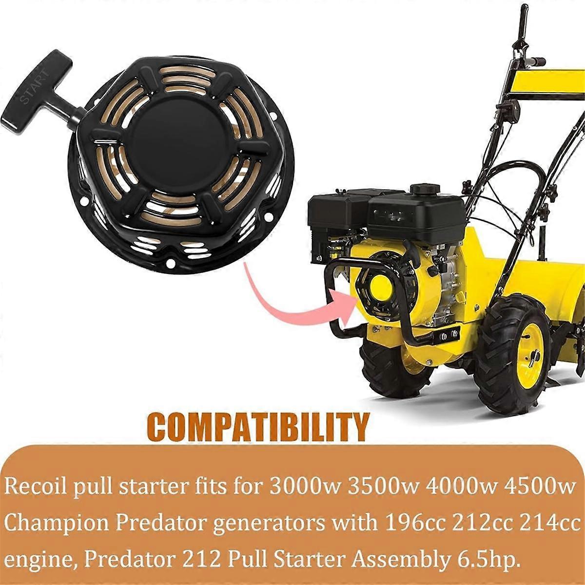 for 212cc 196cc 224cc Pull Start Assembly 3500w 4000w 4500w Generator ...