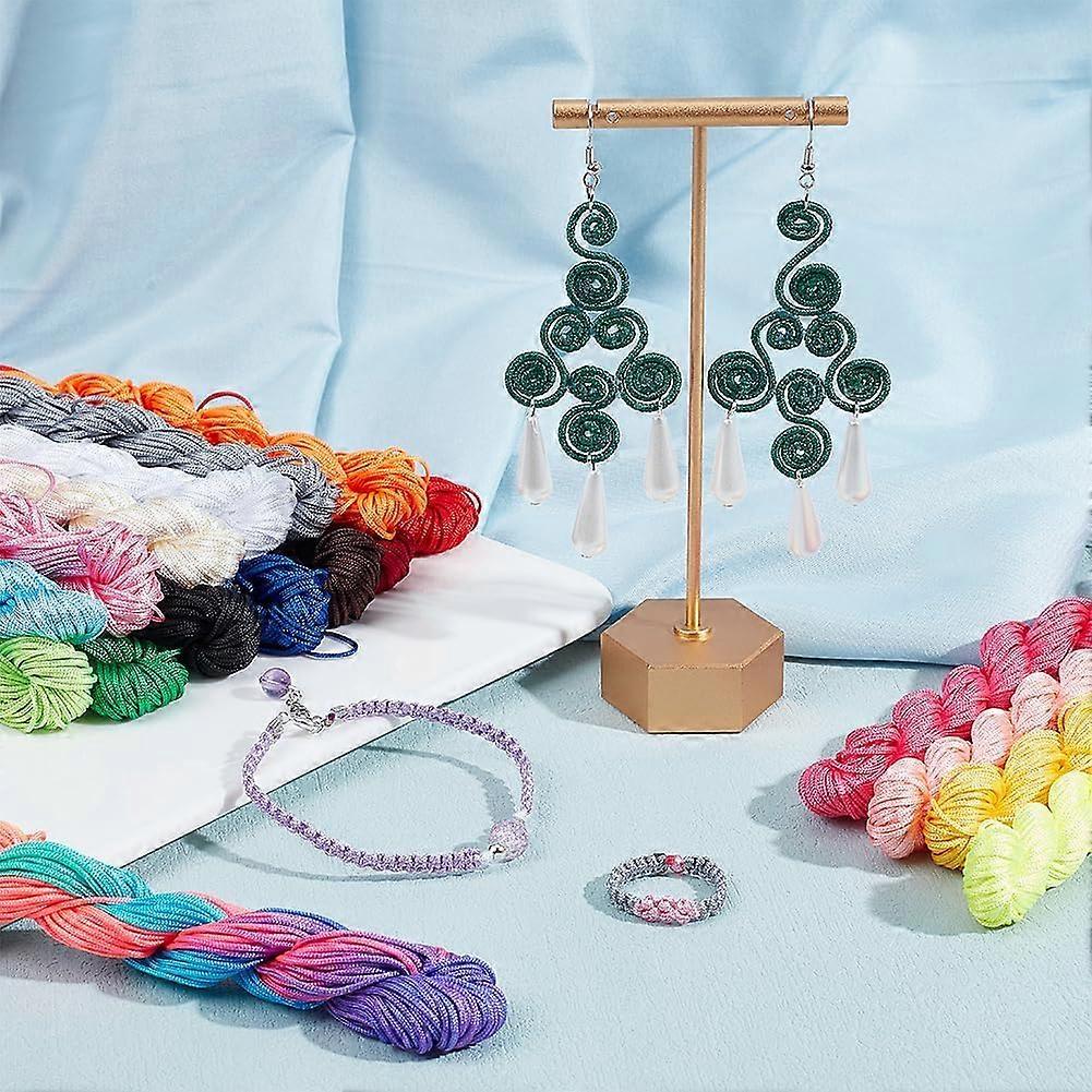 480 Yard 1mm Nylon String Chinese Knotting Cord 20 Colors Nylon Thread ...