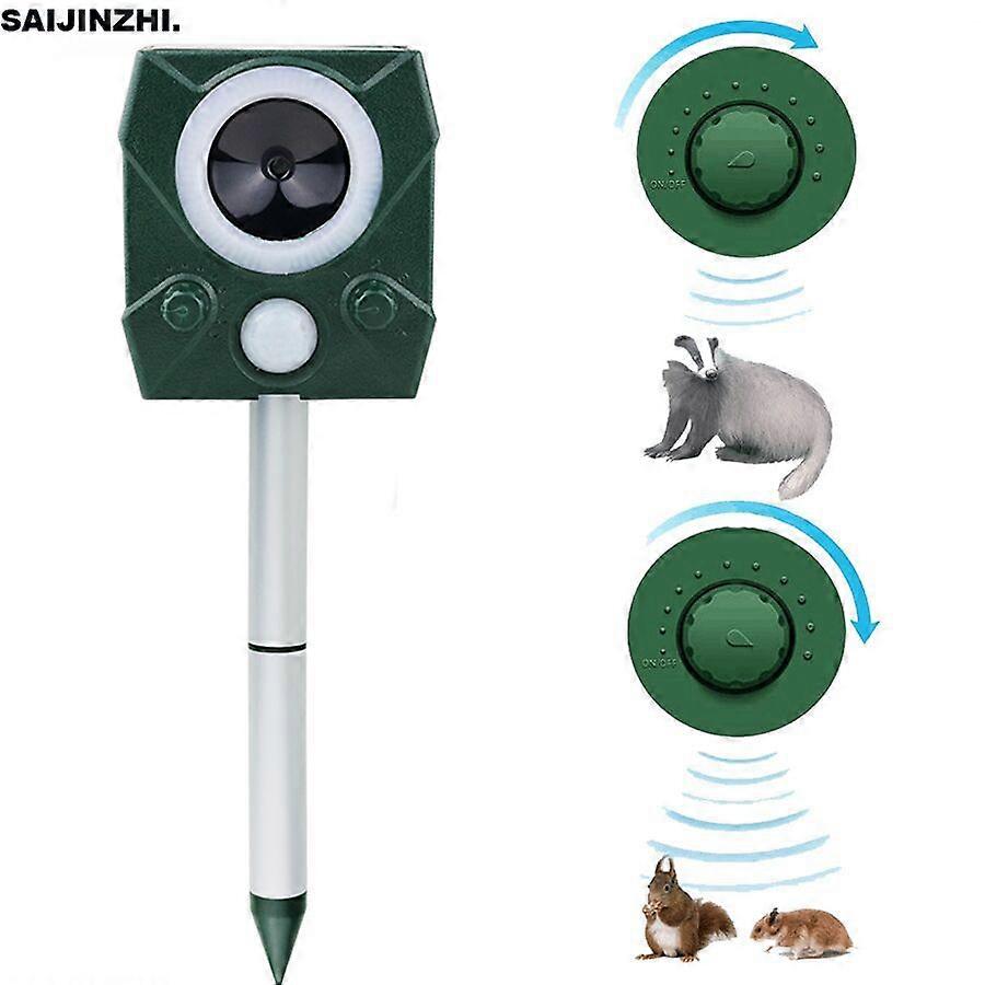 Solar Mole Repellent Ultrasonic Mole Repellent Solar Powered Outdoor ...